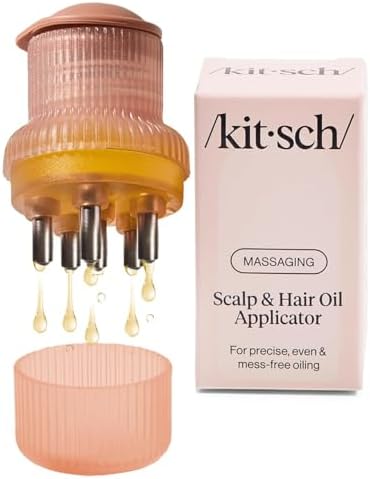 Amazon.com: Kitsch Scalp & Hair Oil Applicator – Stainless Steel ...