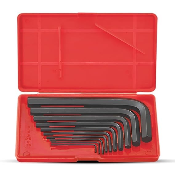 JAIN ELECTRICAL Shop Hex Key Allen Wrench Set, 13-Piece, Steel ...