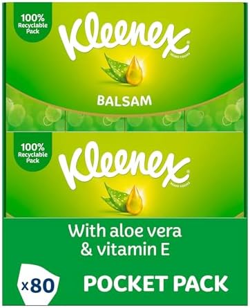 Kleenex Balsam in Handy Pocket Pack Tissues Balm Tissues Protect and ...