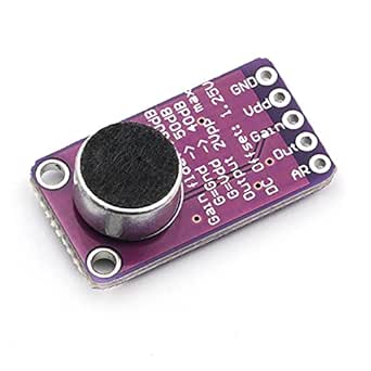 MAX9814 Microphone AGC Amplifier Board Module Auto Gain Control ...