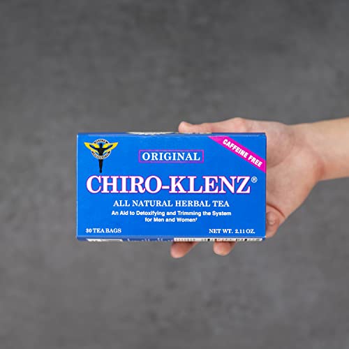 CHIRO-KLENZ - Detox Tea - Chá Natural para Limpeza do Cólon, Alívio de ...