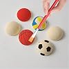 Amazon.com: ANZKA 300pcs Small Half Beads for Crafts Wooden, 15mm Flat ...