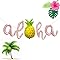 Amazon.com: Beach Party Decorations, 18 Inch Script/Cursive Aloha ...
