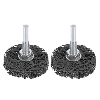 HARFINGTON 2pcs Strip Wheel Stripping Wheels 2" x 1/2" with 1/4" Shaft ...