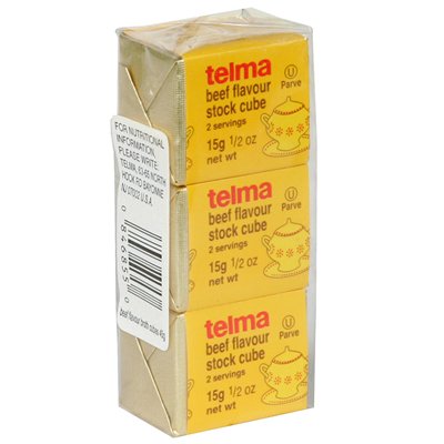 Amazon.com : Telma Bouillon Cube Beef 1.5 Oz (Pack of 12) : Grocery ...