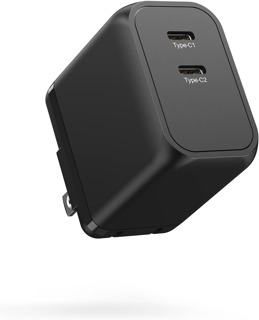 Amazon.com: 45W USB C Charger, K&ZZ Dual USB-C GaN Charger Foldable PD ...