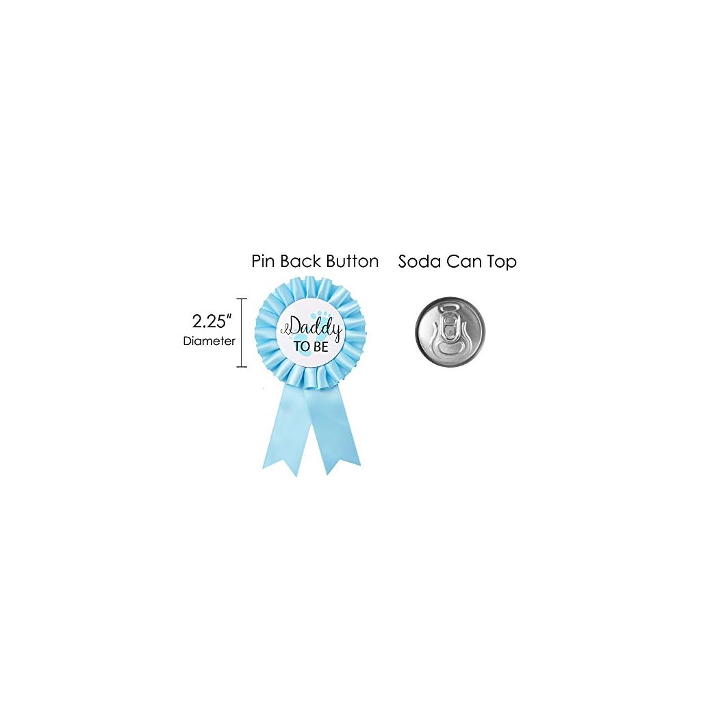 "Daddy to Be" Tinplate Badge Pin - Baby Shower Button New Dad Gifts ...