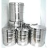 Buy NBM steel Brand Steel Dabba - 6 Pieces container set 5 kg to 10 kg ...