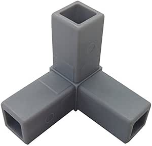 Amazon.com: EZTUBE 3-Way Aluminum extrusion assembly connector. Plastic ...