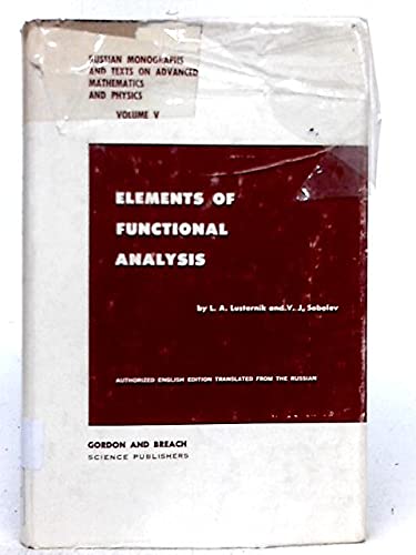 Elements of Functional Analysis: Books - Amazon.ca