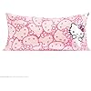 Amazon.com: Kitsch x Hello Kitty (Pink Kitty Faces) - Satin Pillowcase ...