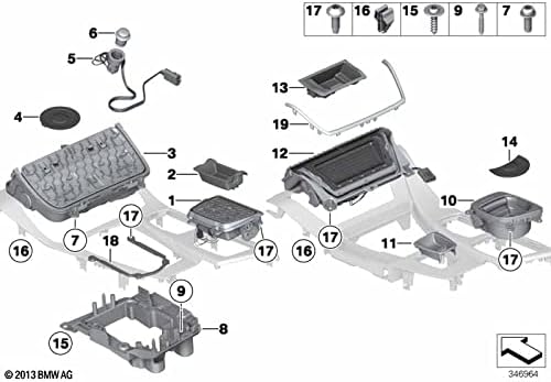 BMW Genuine Cigarette Lighter Socket With LED 3 Way 61349136468 ...