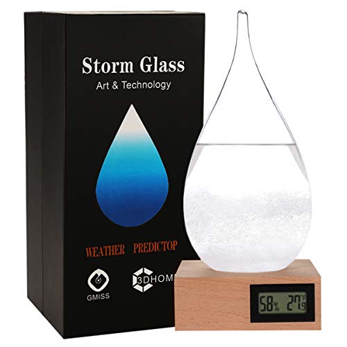 GM GMISS Storm Glass Weatherman, Stylish and Creative Desktop Weather ...