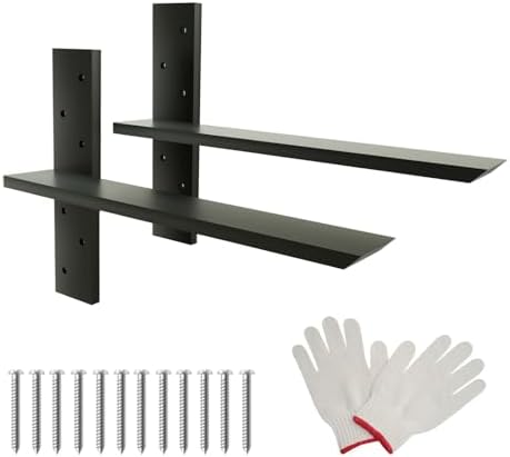 Amazon.com: SORQINOTER-(2-Pack) 3/8" Thick 20" T-Shaped Hidden Floating ...