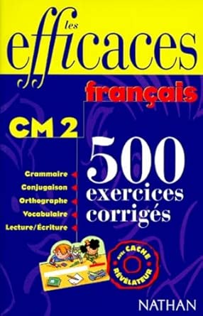 FRANCAIS CM2. 500 exercices corrigés | Amazon.com.br