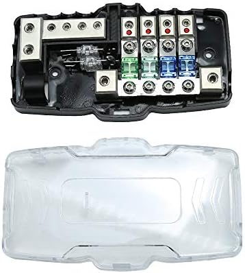 Amazon.com: Multi-functional LED Car Audio Stereo ANL Fuse Holder ...