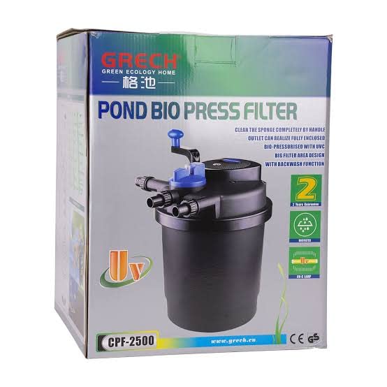 Sunsun Grech CPF Series Pond Filter (CPF-2500 | 11 Watts UV Light ...