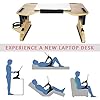Laptop Desk for Bed, Lap Overbed Desks Bed for Office Learning Writing ...