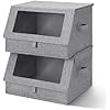 Amazon.com - GRANNY SAYS Stackable Bins - Open Front Closet Storage ...