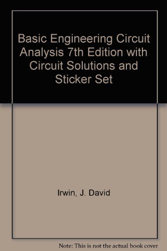 Amazon | Basic Engineering Circuit Analysis 7th Edition with Circuit Solutions and Sticker Set ...