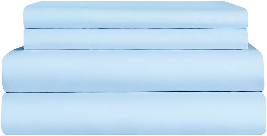 Amazon.com: HOME DECOR GROUP Single Fitted Sheet - Bottom Sheet - Deep ...