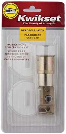 Kwikset 12077 CP DB RFL CNV KIT Mobile Home Exterior Deadbolt ...