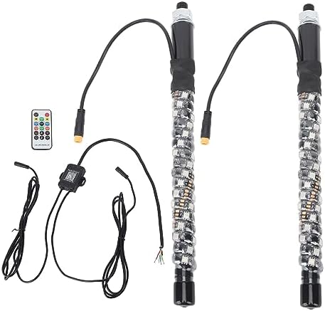 1FT Whip Lights, IP67 Waterproof LED Whip Light with Remote Control ...