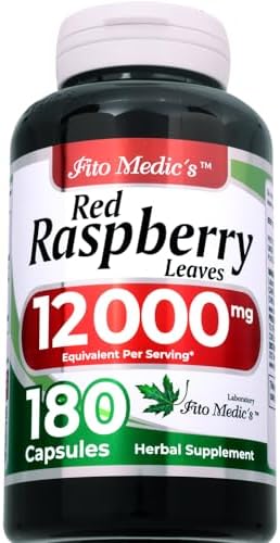 Amazon.com: Piping Rock Red Raspberry Leaf Capsules | 1200mg | 120 ...