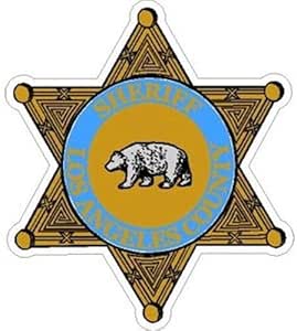 Amazon.com: Reflective Los Angeles County Sheriff Vinyl Sticker for Car ...