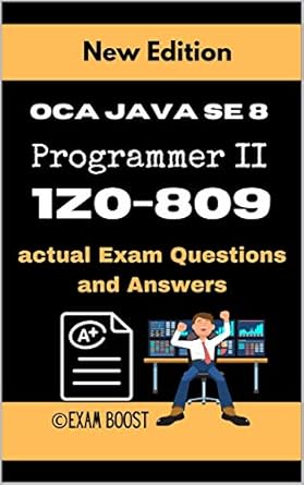 OCA Java SE 8 Programmer II 1Z0-809 actual Exam Questions and Answers ...