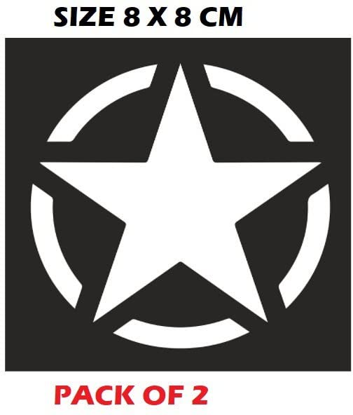 Star Stickers for Helmet for Bike Riders Helmet Modified Graphics L x H ...