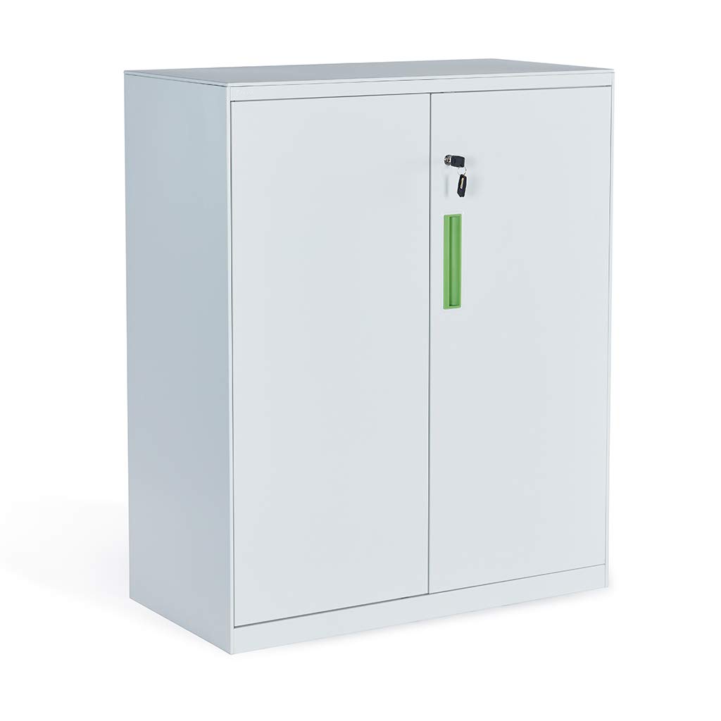 Sunon Steel Box Full Assembly Storage Cabinet with Adjustable 3 Shelves ...