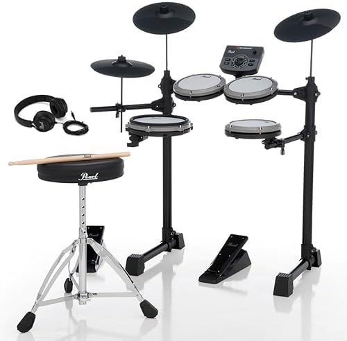 Amazon.com: Pearl ERS1000 eRoadshow Electronic Drum Set, Complete Kit ...