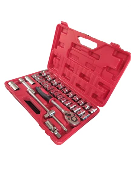Toolkit Set Heavy Duty Hex Socket Tools Wrench 1/2" Socket Set : Amazon ...