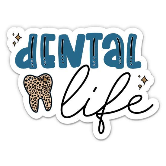Amazon.com - Dental Life Sticker - 3" Laptop Sticker - Waterproof Vinyl ...