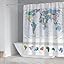 Amazon.com: DDS-DUDES Cute Cat Shower Curtain Set for Kids Bathroom ...