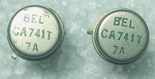 CA741 Operational Amplifiers for 8 PIN DIP, Romtek Set of Two nos with ...