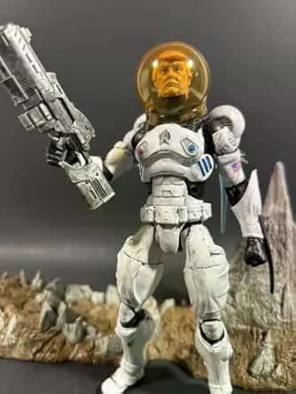 Amazon.co.jp: Custom President Donald Trump Space Force Armor 6" Action ...