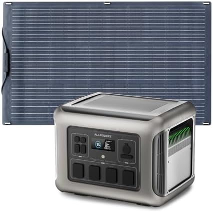 Amazon.com: ALLPOWERS R2500 V2 Solar Generator Kit with 160W Panel ...