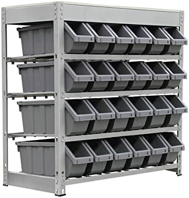 Amazon.com: King's Rack Bin Rack Boltless Steel Storage System ...