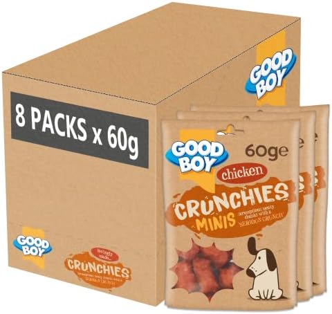 Good Boy Crunchies Mini Chicken - Natural Dog Treats - Training Treats ...
