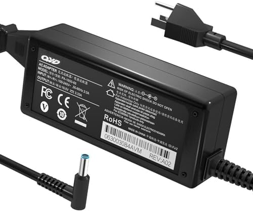 Amazon.com: QYD 19.5V 3.33A 65W AC Adapter Laptop Charger Compatible ...