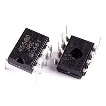Amazon.com: Paialu 100PCS NJM4558D DIP8 NJM4558 DIP JRC4558D JRC4558 Dual Operational Amplifier ...