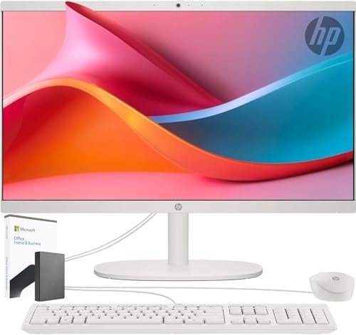 Amazon.com: HP All-in-One Desktop Computer, 21.5" FHD Display, Intel ...
