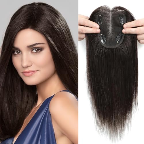 Amazon.com : Human Hair Toppers Hair Toppers for Women Real Human Hair ...