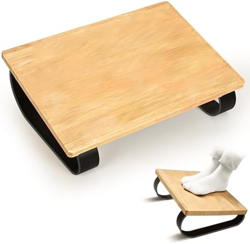 Amazon.com: Ergonomic Under Desk Footrest - Pain Relief & Leg Support ...
