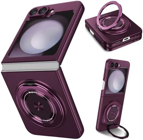 Amazon.com: ZHOZEXIN for Samsung Galaxy Z Flip 6，Rotate Ring Magnetic ...