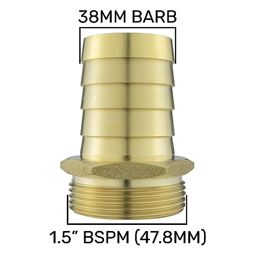 Solid Brass Pipe hosetails to Male bsp Thread for Pumps,Filters Water ...