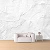 Amazon.com: White Plaster Stucco Wall Texture Peel & Stick Wallpaper ...
