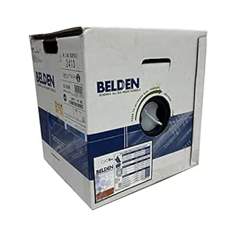 Amazon.com: Cat6 Plenum Belden 2413 USA Made Branded Cable 1000ft UTP ...